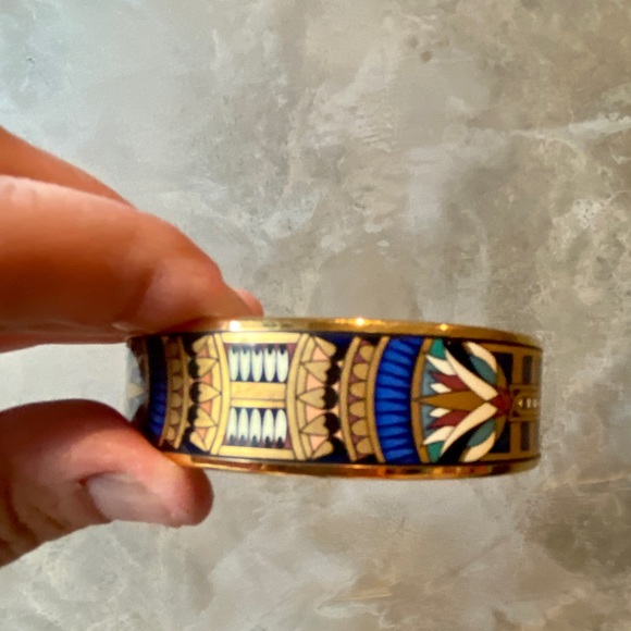 Michaela Frey Wien | Jewelry | Vintage Michaela Frey Wien 24 Carat Gold Plated Enamel Egyptian ...